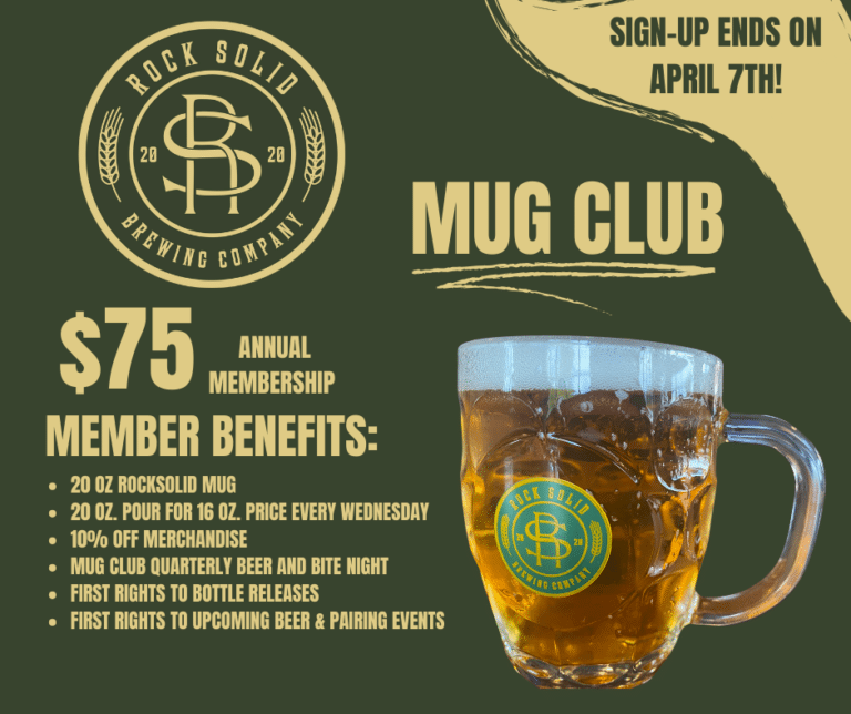 RockSolid Mug Club - Rock Solid Brewing Co